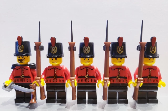 LEGO PIRATES IMPERIAL ROYAL GUARD Soldiers MINIFIGS Musket + ORIGINAL ...