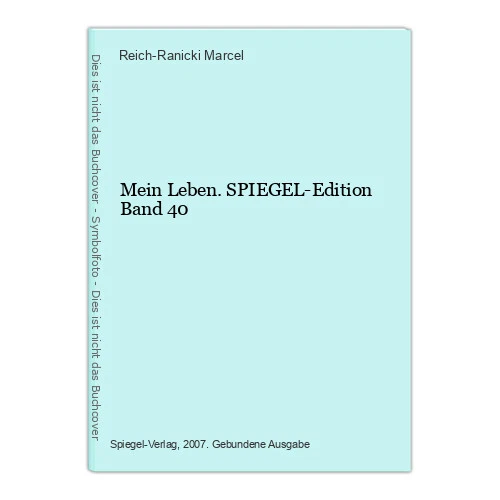 MEIN LEBEN. SPIEGEL-EDITION Band 40 Marcel, Reich-Ranicki: EUR 4,39 ...