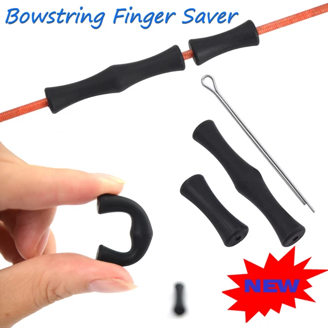 BOWSTRING FINGER SAVER Archery Shooting Practice Finger Guard For ...
