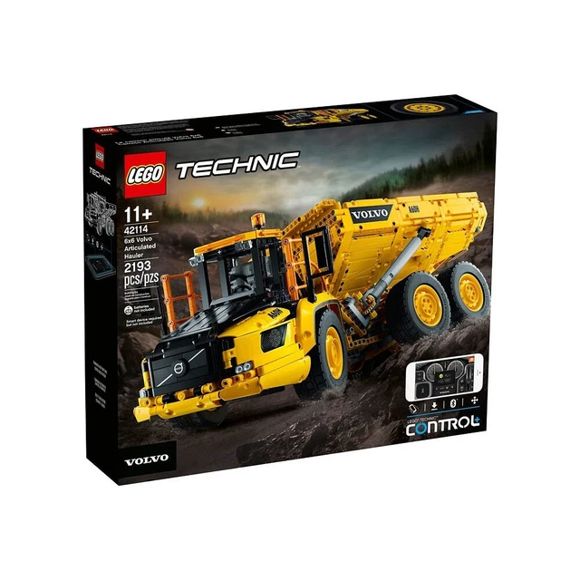 LEGO 42114 TECHNIC Knickgelenkter Volvo-Dumper (6x6) ferngesteuertes ...