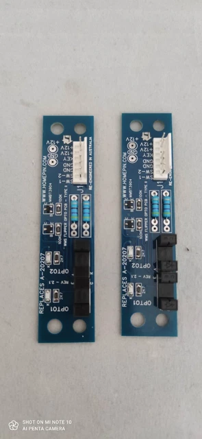 PINBALL A-20207 FLIPPER OPTO BOARD TYPE II x 2 $75.00 - PicClick AU
