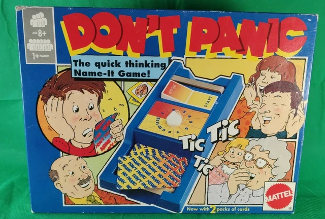VINTAGE DON'T PANIC Board Game by Mattel Boxed Collectible Retro 1987 ...