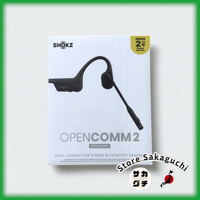 SHOKZ OPENCOMM2 2025 Upgrade Bone Conduction Stereo Bluetooth Headset ...