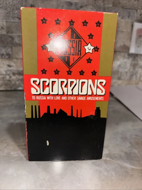 SCORPIONS TO RUSSIA With Love VHS 1988 Rock Concert Savage Amusement ...