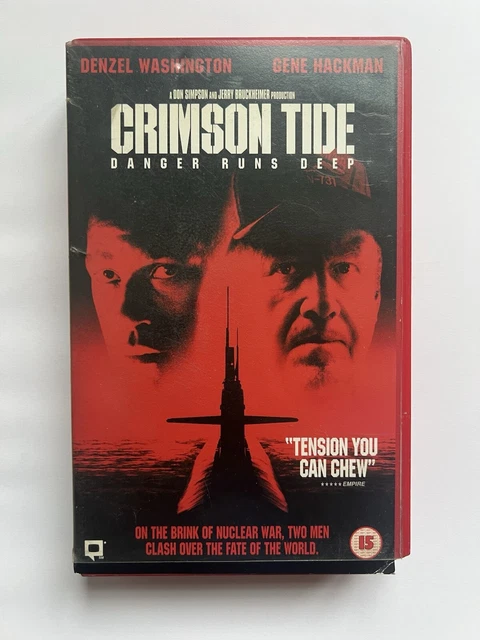 CRIMSON TIDE BIG BOX VHS Video Retro £2.99 - PicClick UK