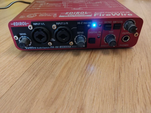 ROLAND EDIROL FIREWIRE FA-66 avec bloc d'alimentation EUR 69,00 ...