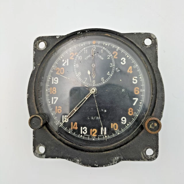 WWII SPITFIRE COCKPIT Clock - Jaeger Le Coultre Movement (Battle of ...