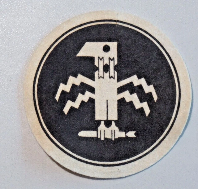 VINTAGE INDIAN MOTIFF Symbol Thunderbird Patch 34th Bombing Squadron ...
