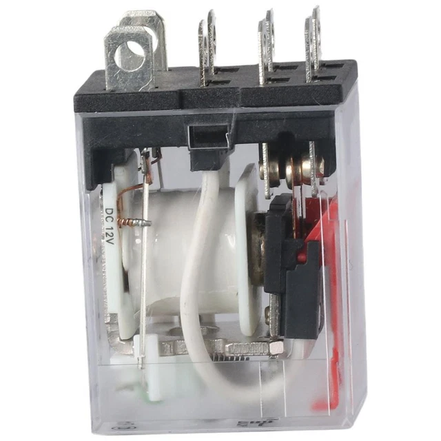 RELAY COIL ELECTROMAGNETIC Power Relay 8-Pin 10 AMP DIN Rail System EUR ...