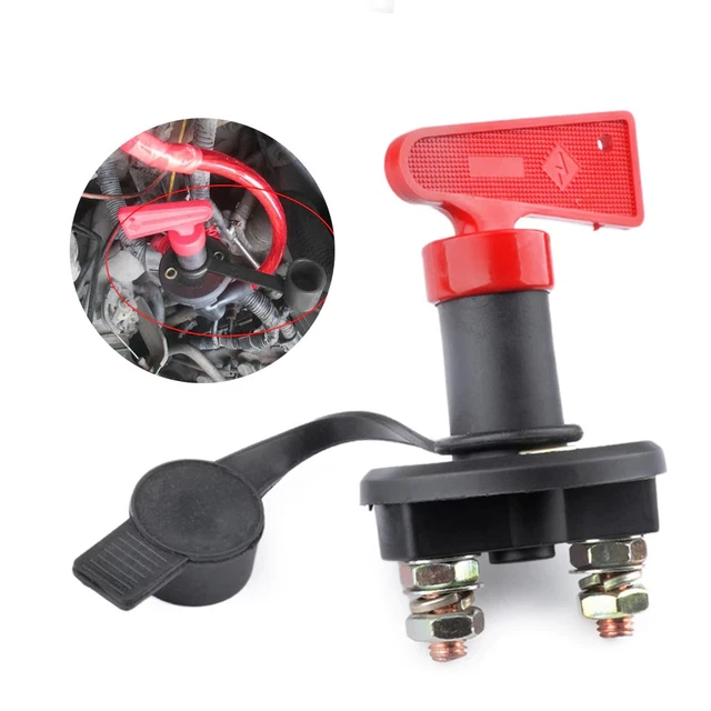 BATTERY ISOLATOR SWITCH 100A - 12V/24V Heavy Duty with 2 Keys ...