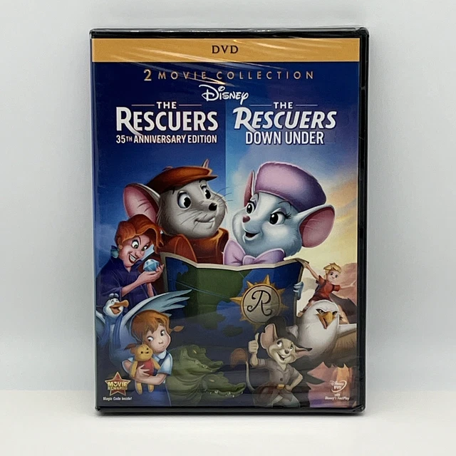 THE RESCUERS / The Rescuers Down Under (35th Anniversary) (DVD, 1990 ...