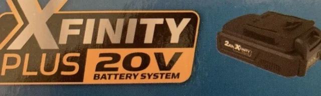 NEW XFINITY PLUS Li-ion 20V 2.0Ah Battery Ferrex Workzone Titaniun Aldi ...