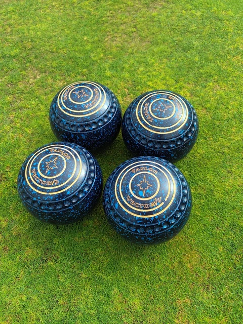 THOMAS TAYLOR LAWN bowls Vector VS size 3 Blue speckled £69.00 ...