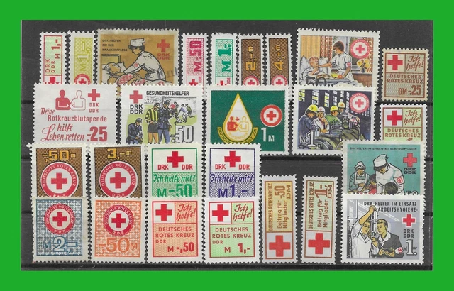 DONATIONS + CONTRIBUTION brands "DRK" (German Red Cross of the GDR) £0. ...