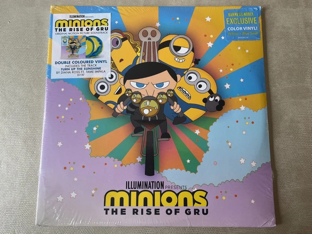 MINIONS THE RISE Of Gru Double Color Vinyl LP Exclusive Yellow + Blue ...