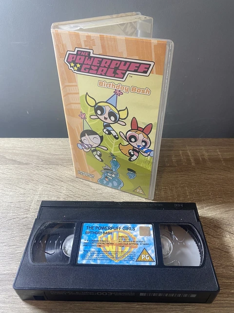 CARTOON NETWORK THE Powerpuff Girls Birthday Bash (2002, PG) PAL VHS ...