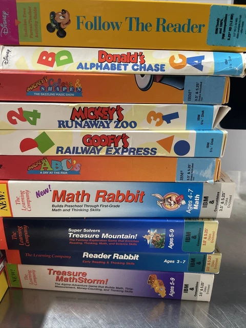 READER RABBIT'S / Goofy/Disney Lot Reading Development Library See ...