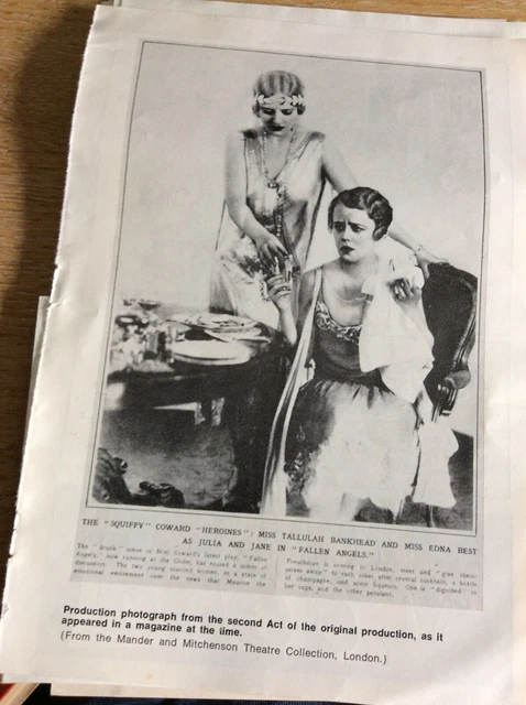 B8B EPHEMERA 1960S Picture Reprint Tallulah Bankhead Edna Best £2.65 ...