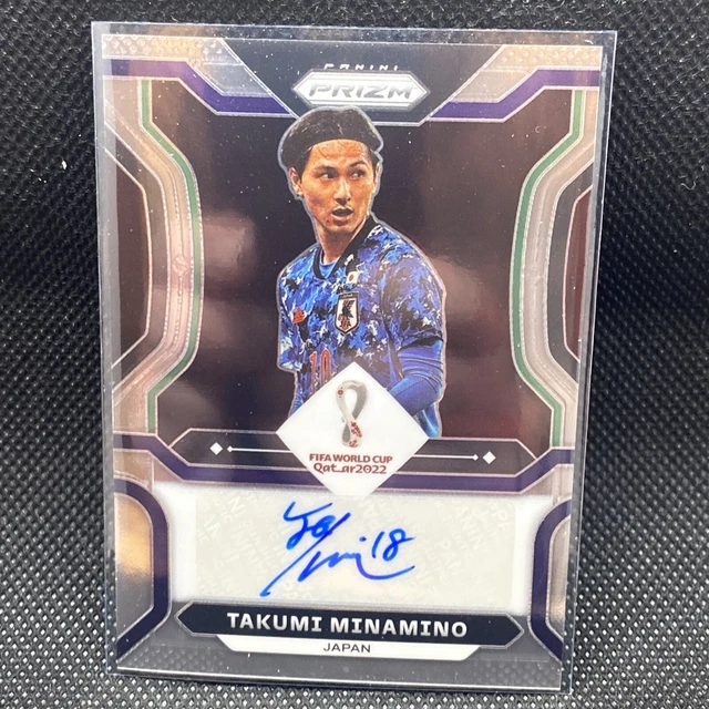 2022 PRIZM FIFA World Cup Qatar Soccer Japan Takumi Minamino Autograph ...