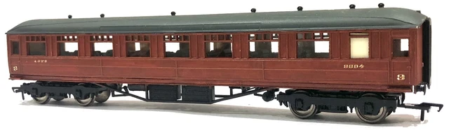 4MM/OO KIT BUILT Plastic Gresley Lner Corridor Open Third Coach '8894 ...