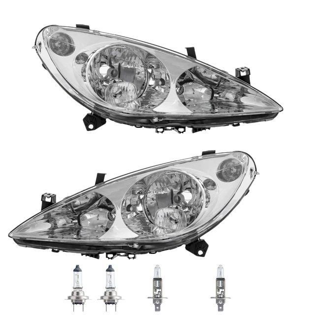PHARE HALOGÈNE KIT pour Peugeot 307 3A/C 1.6 16V Bj.00-14 1.4 Bj.03-14 ...