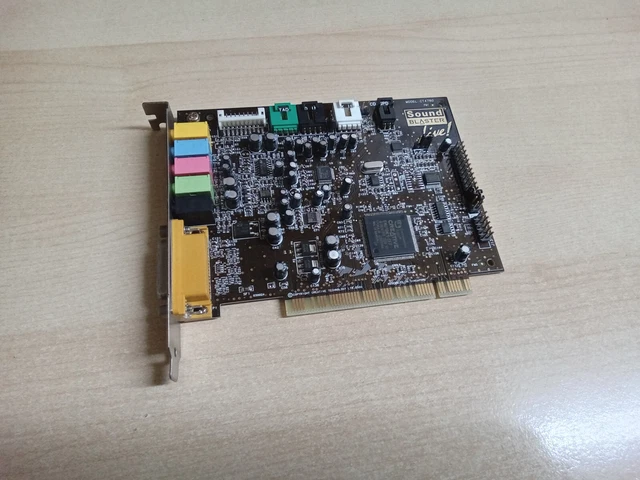 SCHEDA AUDIO PCI Creative Labs Sound Blaster Live CT4780 - chip EMU10K1 ...