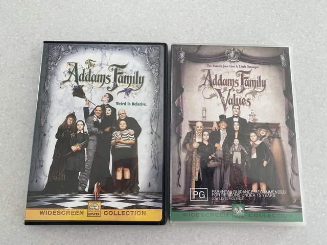 THE ADDAMS FAMILY and Addams Family Values DVD Regions 1 and 4 Comedy ...