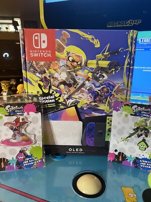 NINTENDO SWITCH OLED Model SPLATOON 3 Edition 64GB INCLUDES EXCLUSIVE KEYCHAINS £458.30 ...