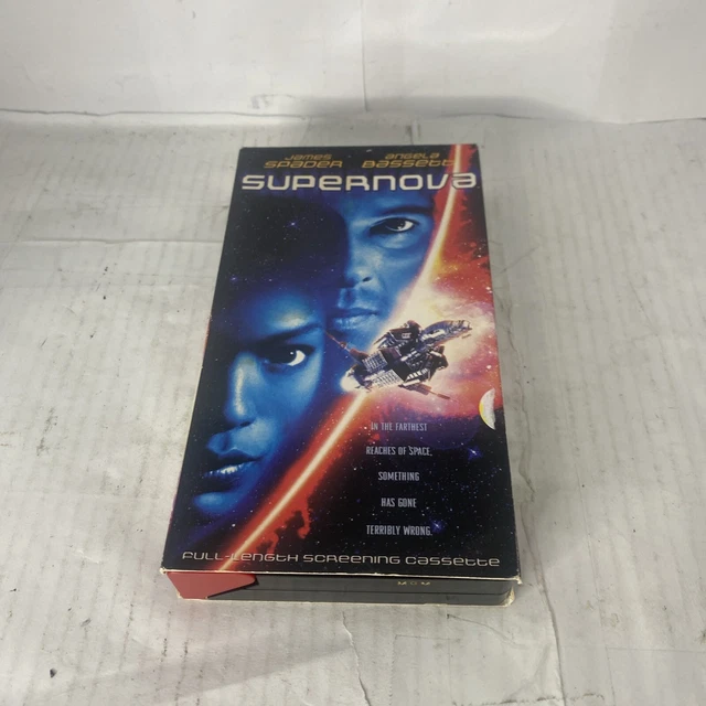 VHS SUPERNOVA HORROR Sci-Fi James Spader Angela Bassett R-Rated Version ...