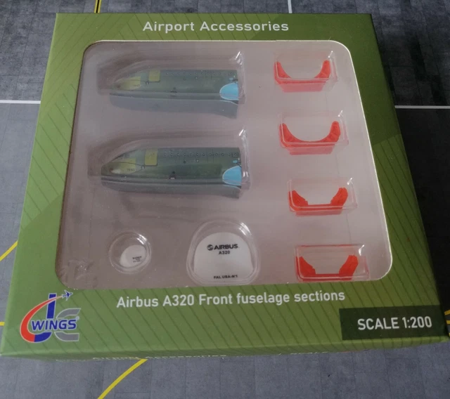 JC WINGS 1:200 Airbus A320 Front Fuselage Sections Airport Accessories ...