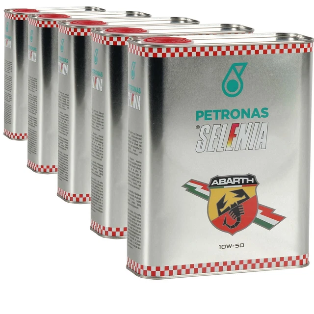 ORIGINAL FIAT ABARTH Motoröl ÖL PETRONAS SELENIA 10W-50 10W50 10 Liter ...