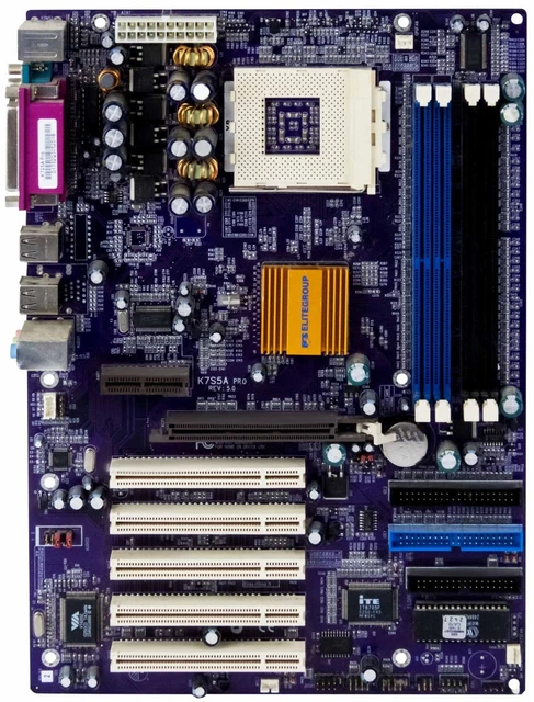 ECS K7S5A PRO Socket 462 Sdram DDR AGP PCI £48.34 - PicClick UK