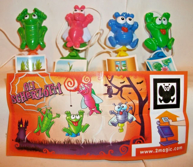 COMPLETE SET GLI Scherzotti DC146 - DC152 + 4 BPZ Kinder Italia ...