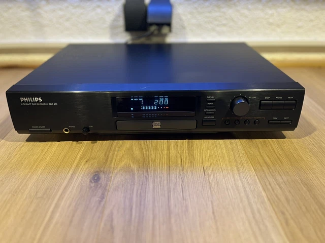 PHILIPS CDR870 COMPACT Disc Player Recorder Analog Digital ab 1€ EUR 1 ...