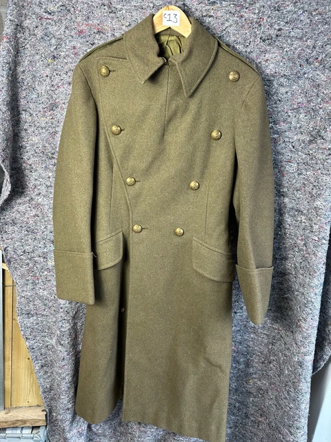 ORIGINAL WW2 BRITISH Army Officers Private Purchase Majors Greatcoat ...