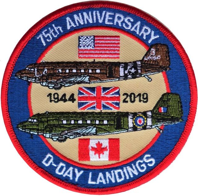 OPERATION OVERLORD 75TH Anniversary D Day Landings Commemorative Patch ...