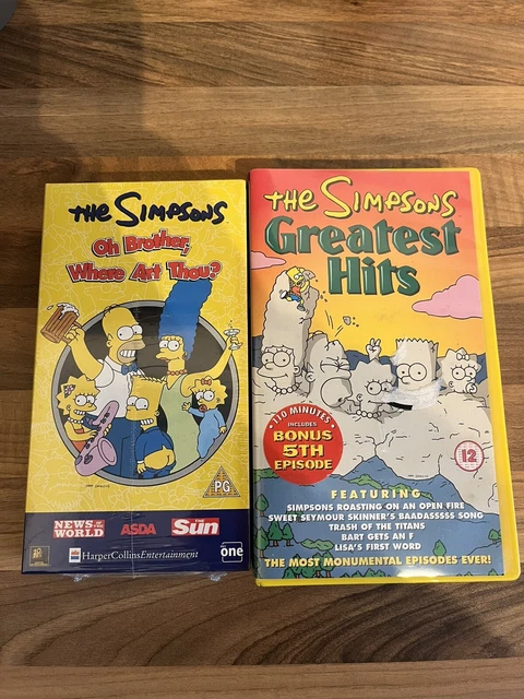 RARE!!! TWO SEALED VHS Tapes Of The Simpsons £21.52 - PicClick UK