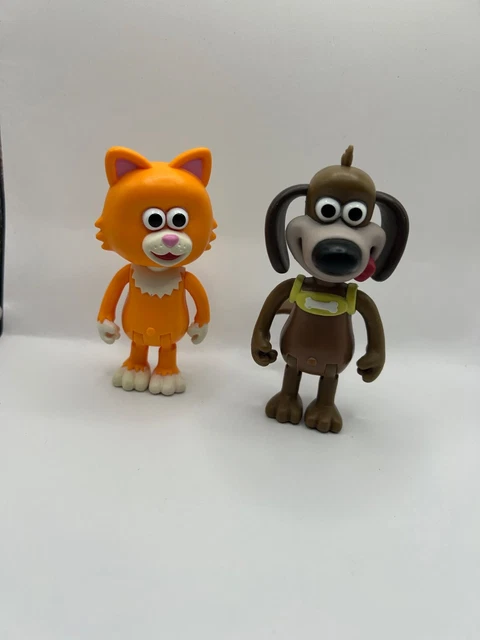 CBEEBIES 'TIMMY TIME' - Mittens The Kitten & Ruffy The Dog 4” Poseable ...