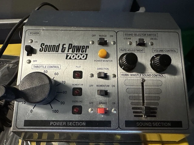 MRC SOUND & Power 7000 Model Train Transformer/Controller N-G Scales ...