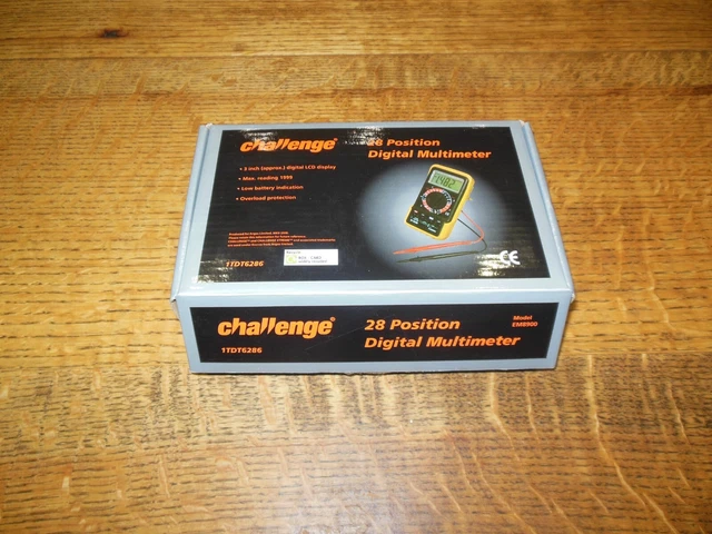 CHALLENGE 28 POSITION Digital Multimeter Model EM8900 - BRAND NEW EUR ...