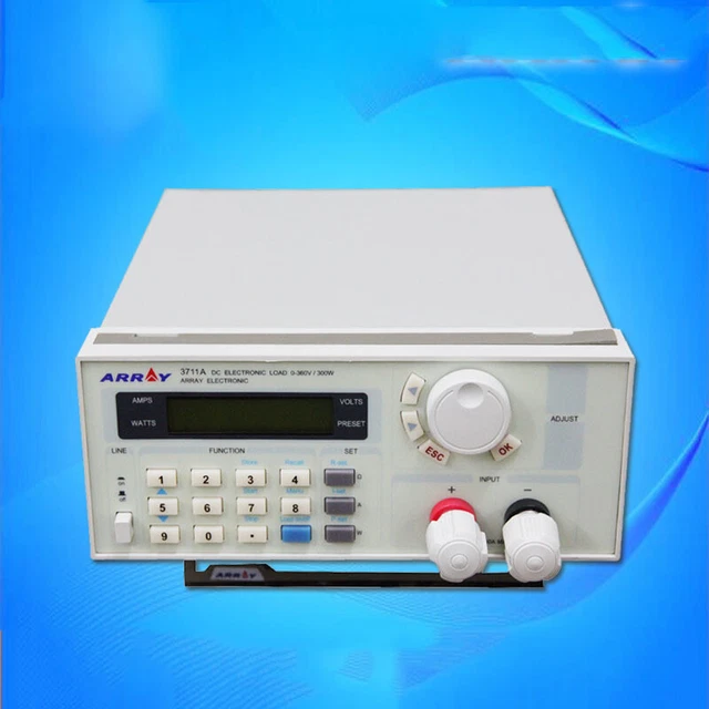 NEW ARRAY 3711A Usb Programmable Dc Electronic Load 300W 0~360VDC 0 ...
