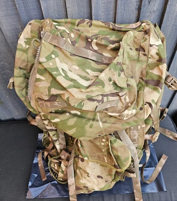 UKSF MTP MULTICAM Longback Bergen British Army Issue & Side Pouches ...