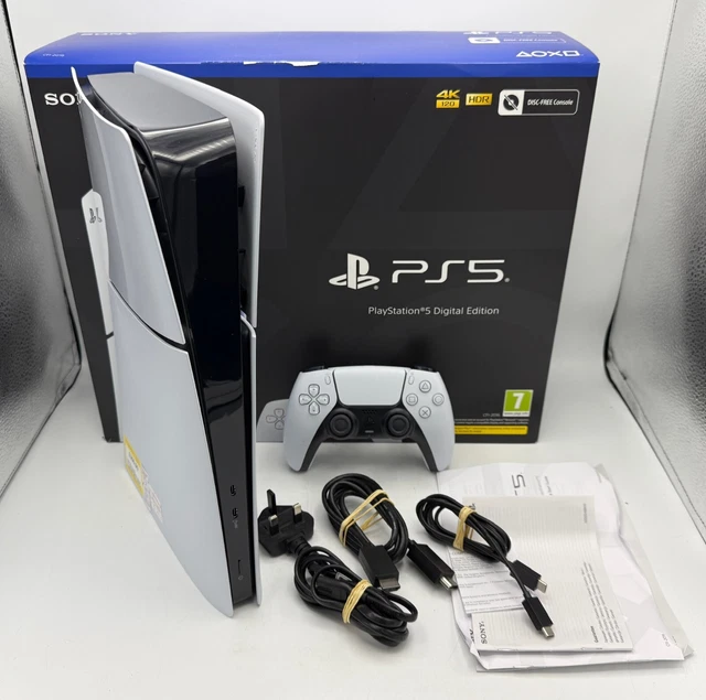 SONY PS5 SLIM Digital Edition CFI-2016 1TB Video Game Console White ...