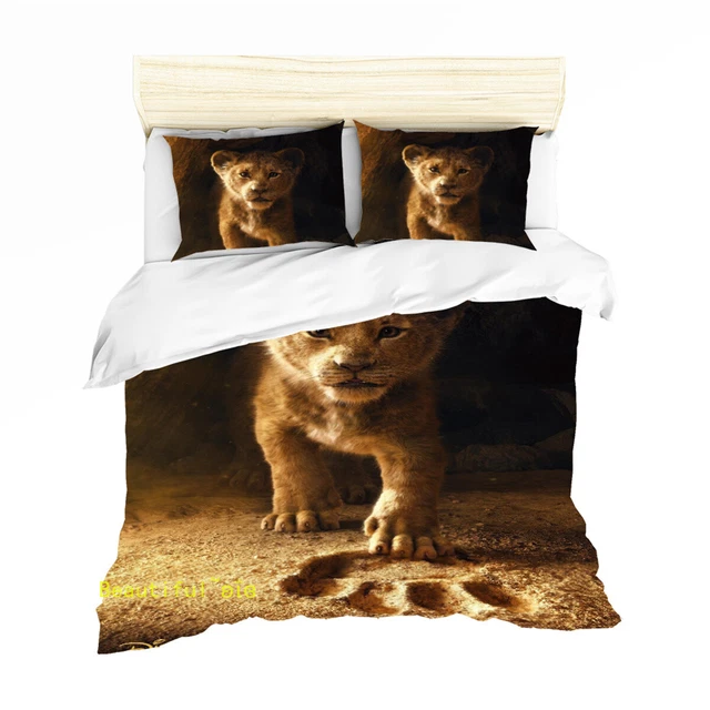LITTLE LION KING Single/Double/Queen/King Bed Doona/Quilt/Duvet Cover ...