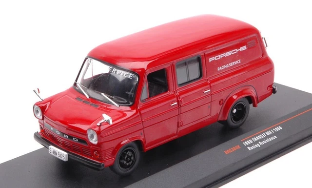 IXO MODEL FORD TRANSIT MKI VAN PORSCHE RACING SERVICE 1966 ASSITANCE ...