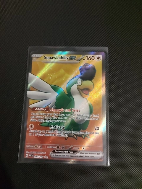 SQUAWKABILLY EX 247/193 Full Art Paldea Evolved Pokémon Cards Near Mint ...