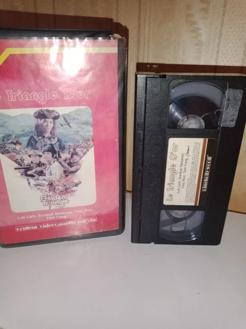 NO BRUCE LEE Lo Lieh Vhs Introuvable !! Le triangle d'or première ...