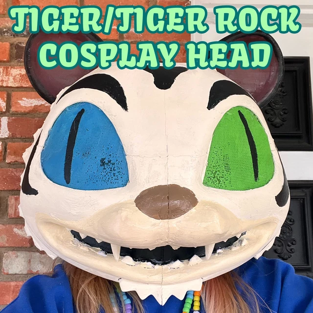 FIVE NIGHTS AT Freddy's FNaF Tiger Rock 3D-Printed Cosplay Head Glow-in ...