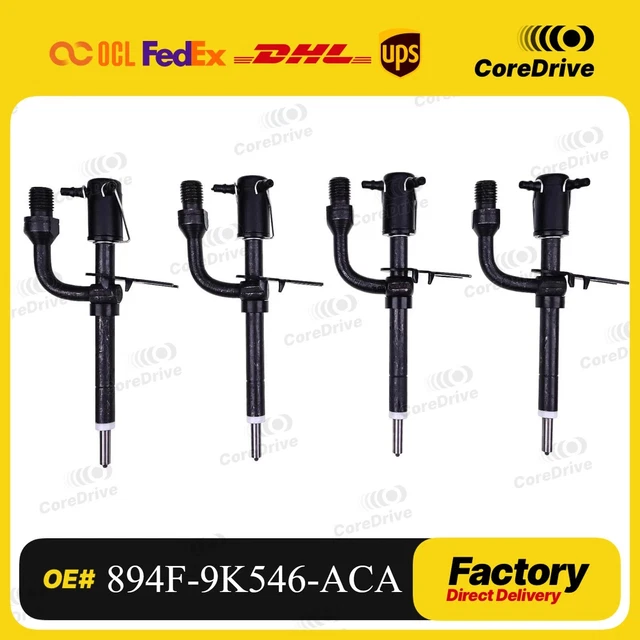 4*FUEL INJECTOR 894F-9K546-ACA compatible Ford Transit MK3 MK4 MK5 2.5 ...
