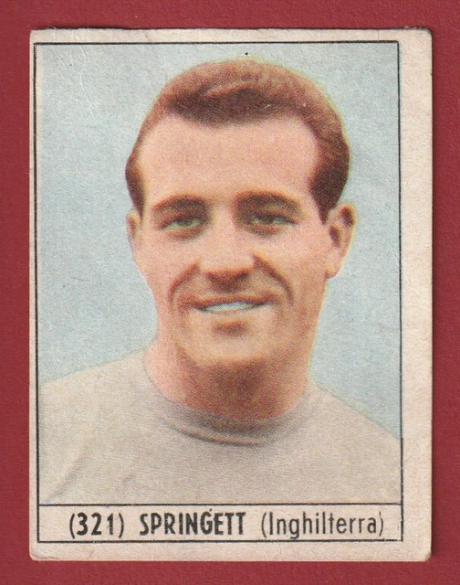 FIGURINA CALCIATORI BAGGIOLI Calcio Italia 1965 N.321 Inghilterra ...